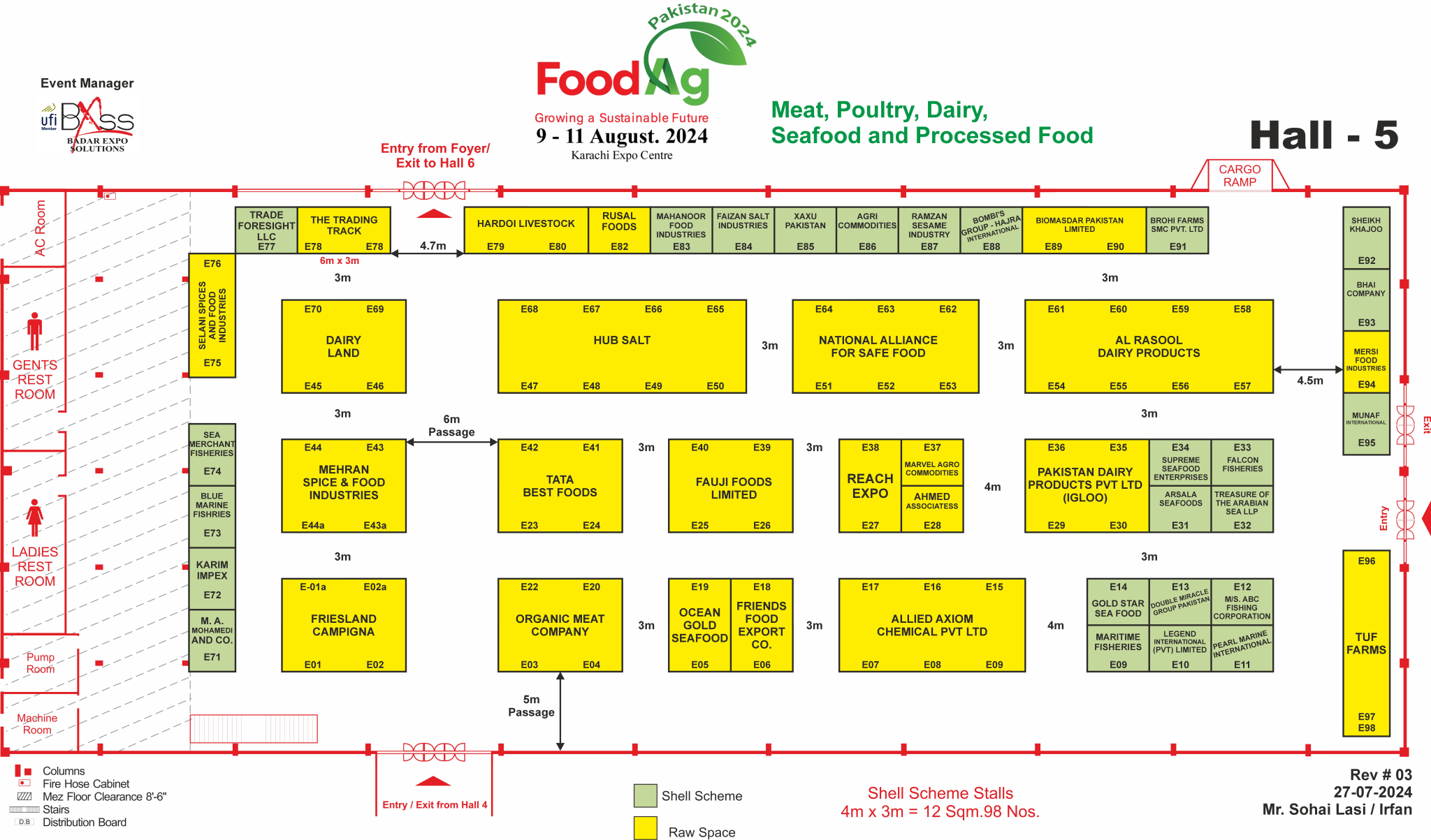 Floor Plan - International Food & Agriculture Exhibition