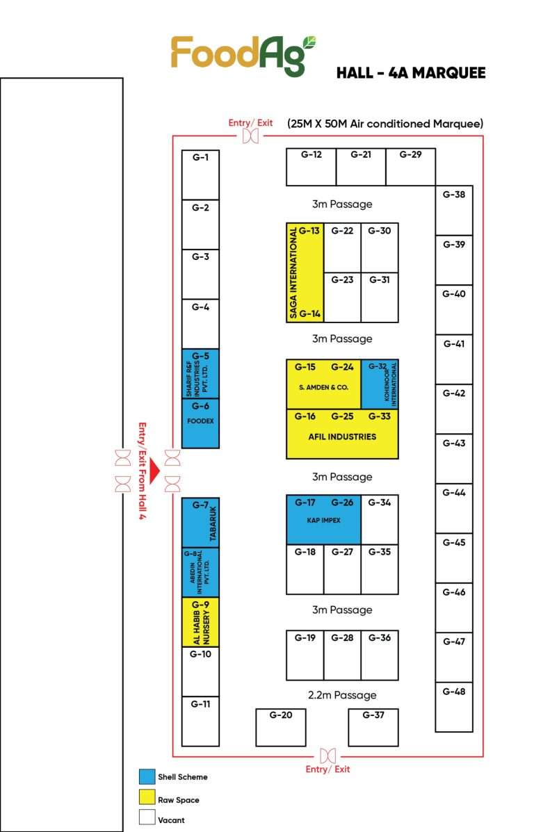 Floor Plan – International Food & Agriculture Exhibition